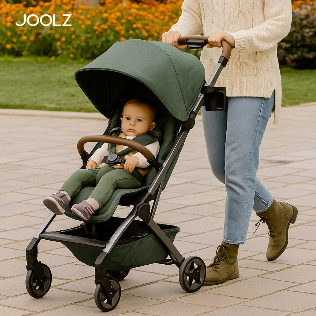 Joolz Aer² Compact & Lightweight Baby Stroller with Bumper Bar & Cup H ...